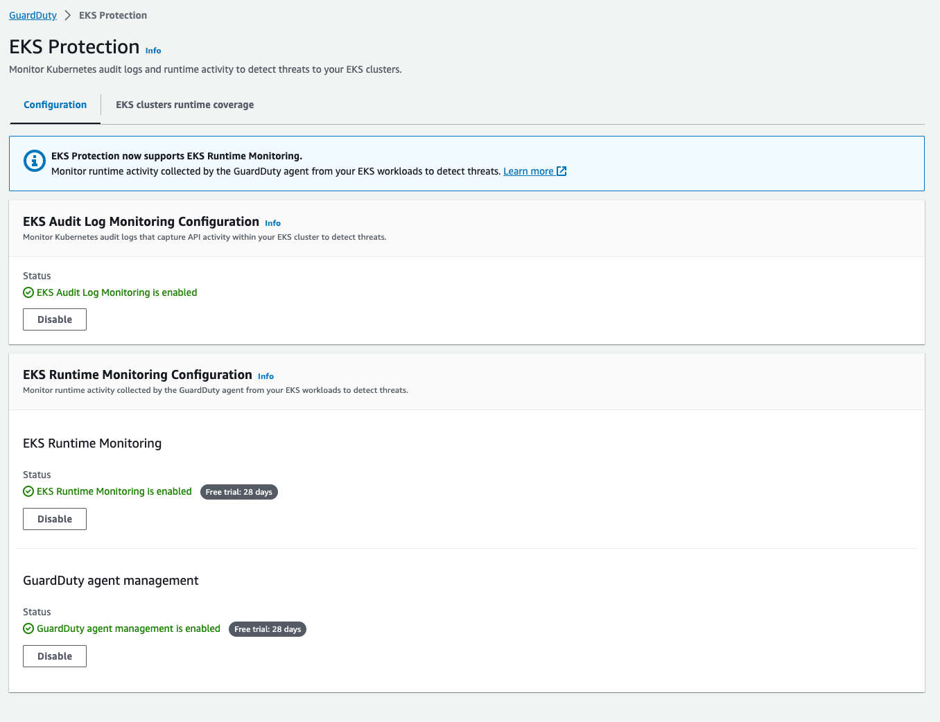 Amazon GuardDuty EKS Protection